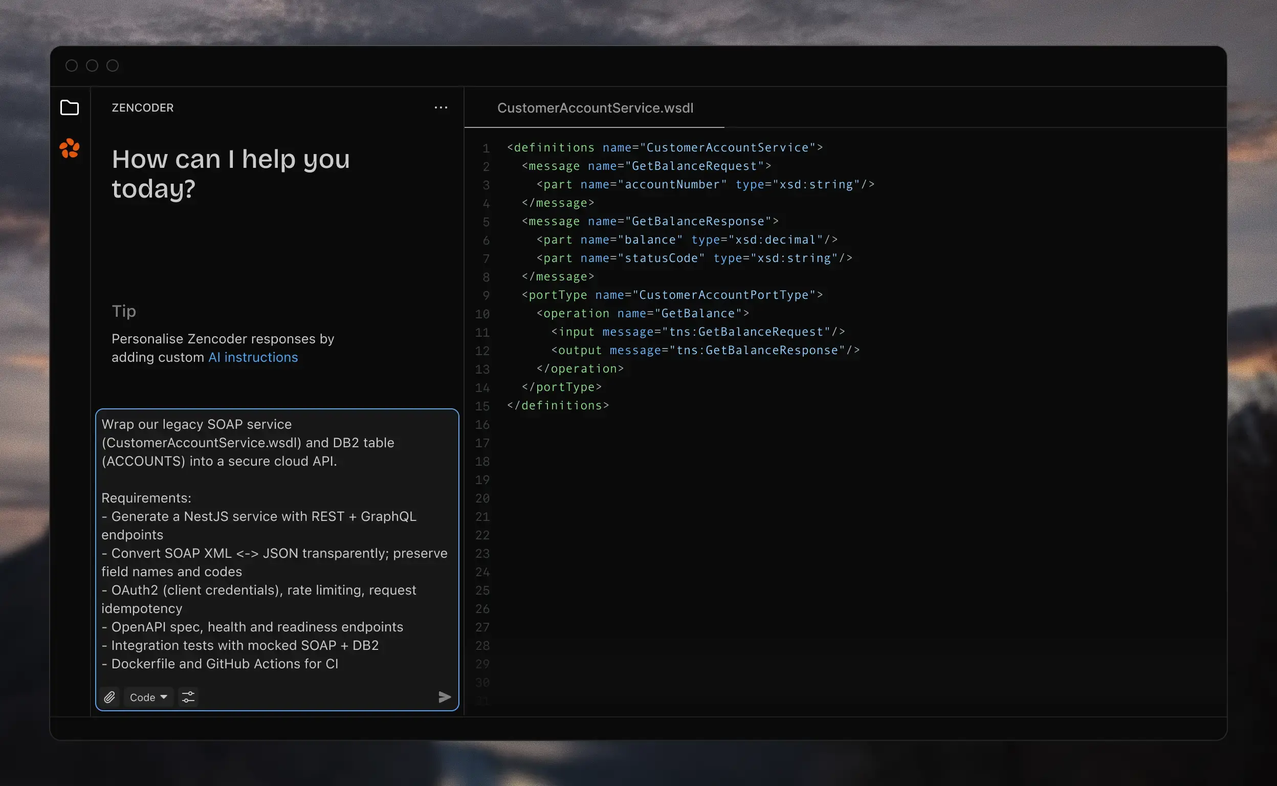 Software Services | Zencoder – The AI Coding Agent